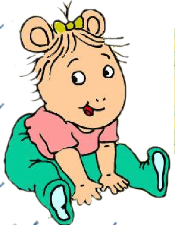 Her Record - Arthur Characters - (341x440) Png Clipart Download