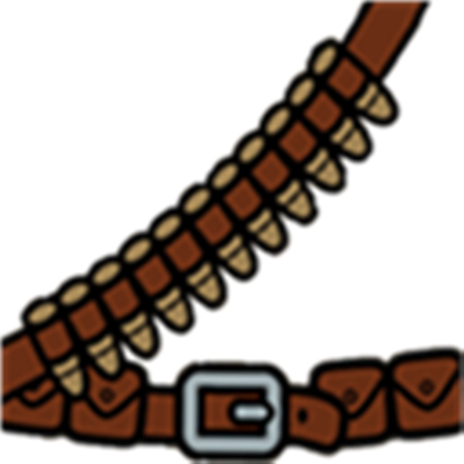 Vector Bullet Belt Svg Library Library - Roblox Ammo Belt T Shirt ...