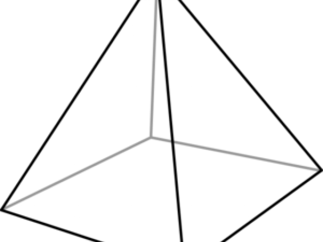 Pyramid Clipart - Triangle - (640x480) Png Clipart Download