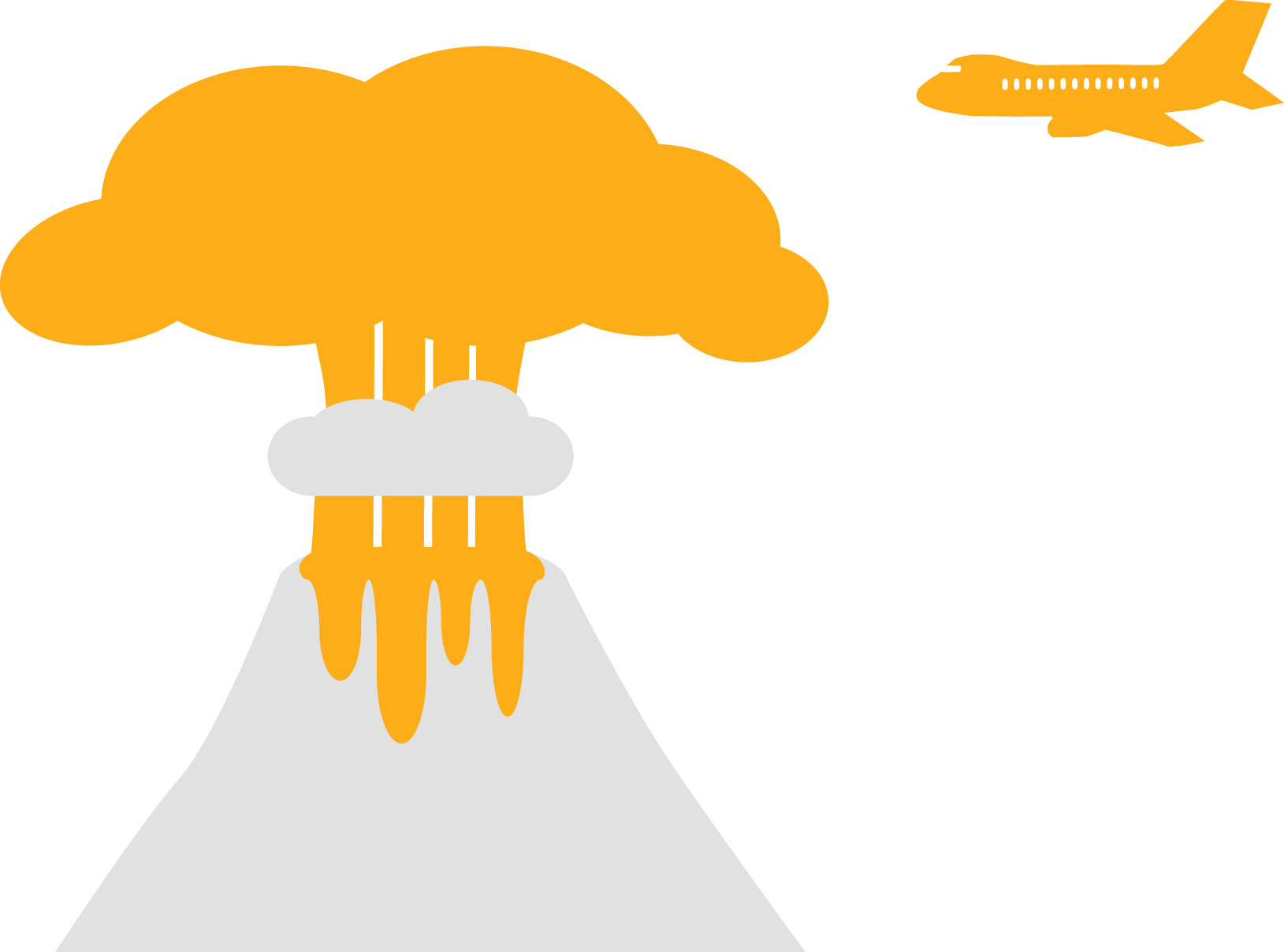 Clipart Cloud Volcano - Eruption Transparent Clipart - (1629x1208) Png ...