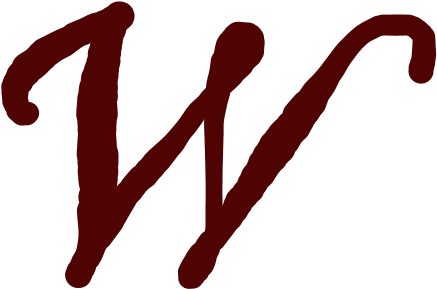 W Transparent Cursive - W Cursive - (503x338) Png Clipart Download