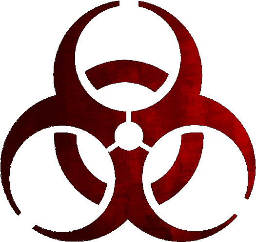 Zombie Hazard Signs Inspiritoo Clipart - Biohazard Symbol - (600x600 ...