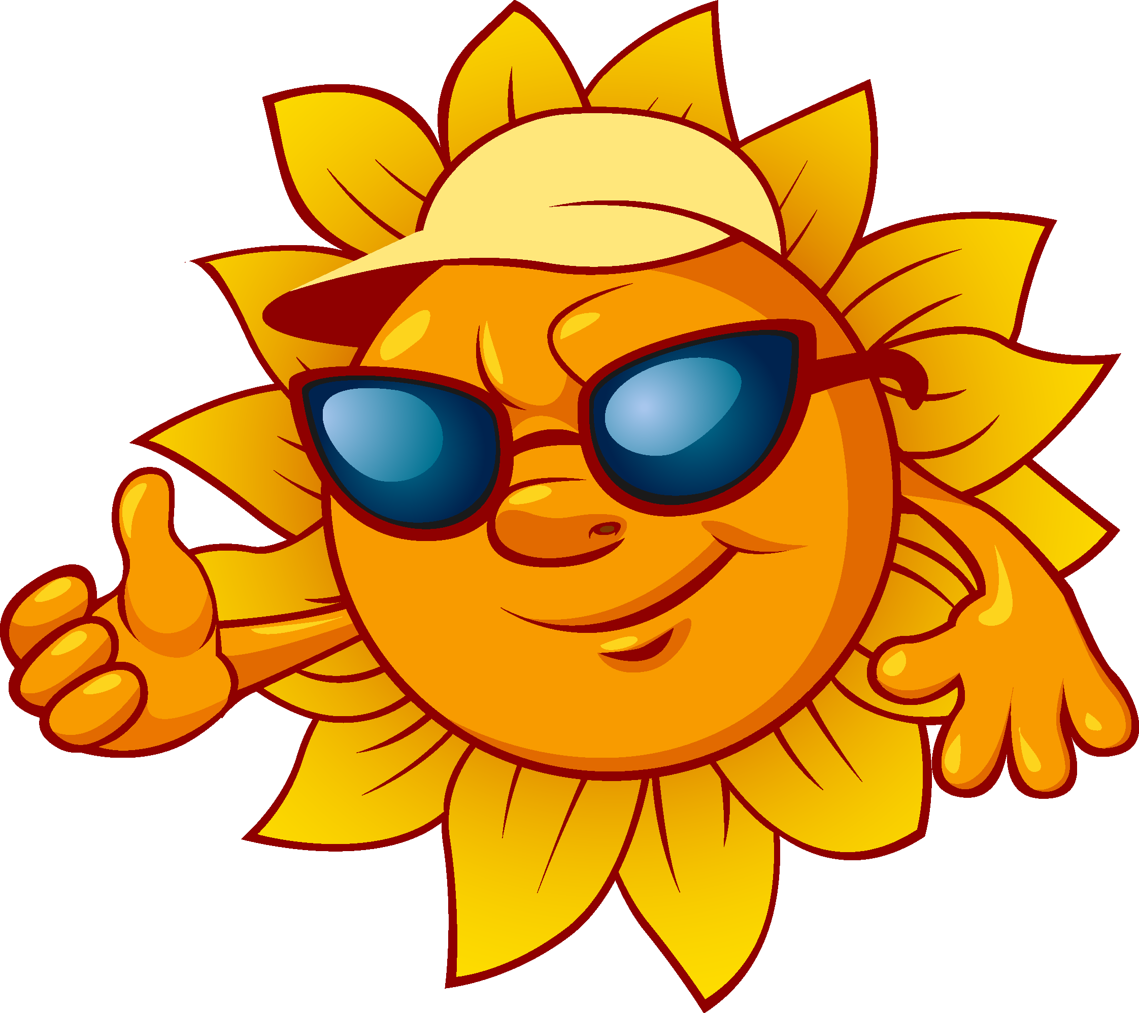 Clipart Sun Solar Panel - Solar Cartoon - (2244x1996) Png Clipart Download