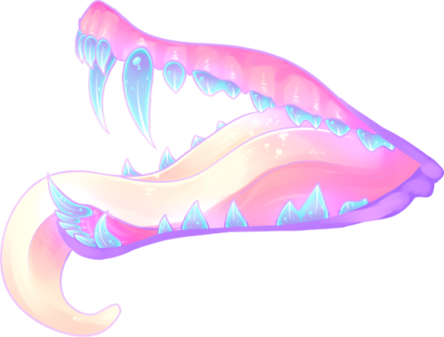 Anime Fangs Transparent Png Image - Pastel Teeth - (500x380) Png ...