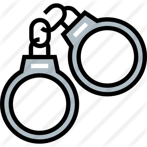 Handcuffs Free Icon - Handcuffs - (512x512) Png Clipart Download
