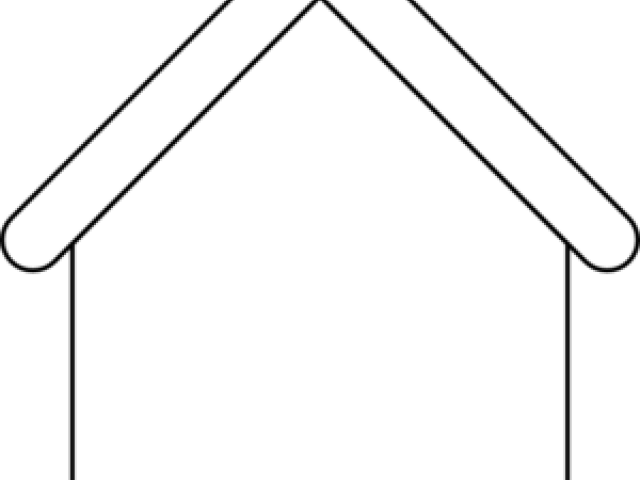 White House Clipart Cute House - Triangle - (640x480) Png Clipart Download