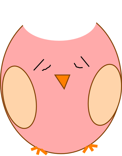 Sad Owl Clipart - (468x597) Png Clipart Download