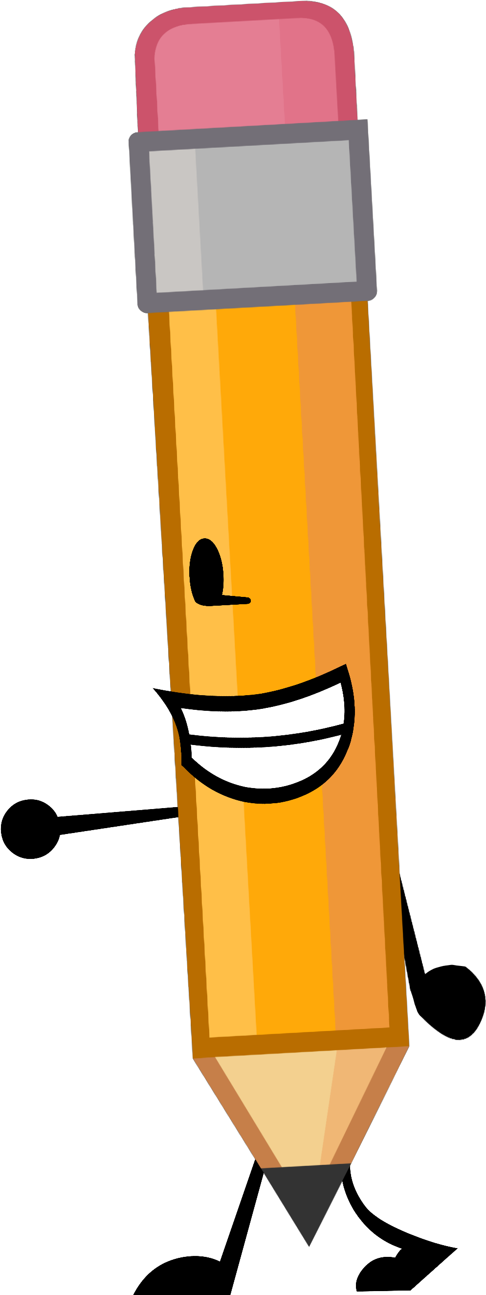 Comic Mode Wikia Fandom Powered By Idfb - Pencil Bfdi Pose Png - (1363x2947) Png Clipart Download