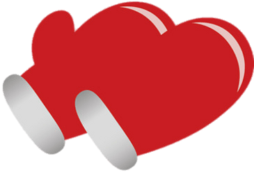 Red Mittens Illustration - Illustration - (400x400) Png Clipart Download