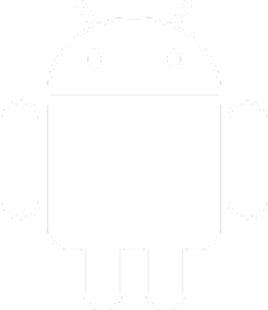 Download Android App - Android Symbol White Icon - (1080x1080) Png ...