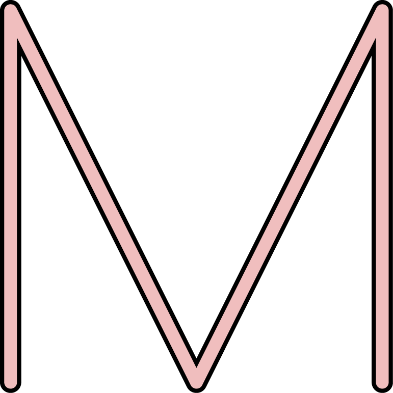 M - Triangle - (771x771) Png Clipart Download