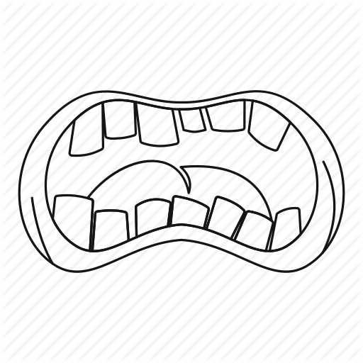 Picture Library Stock Monster Teeth Drawing At Getdrawings - Teeth ...