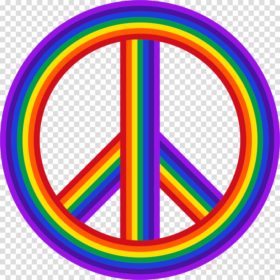 Download Transparent Background Peace Clipart Peace - Rainbow Peace ...