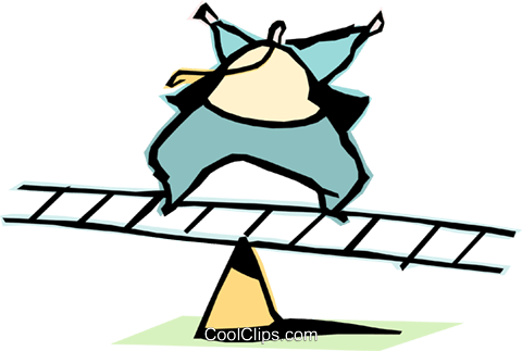 Balancing Act Royalty Free Vector Clip Art Illustration - Project ...