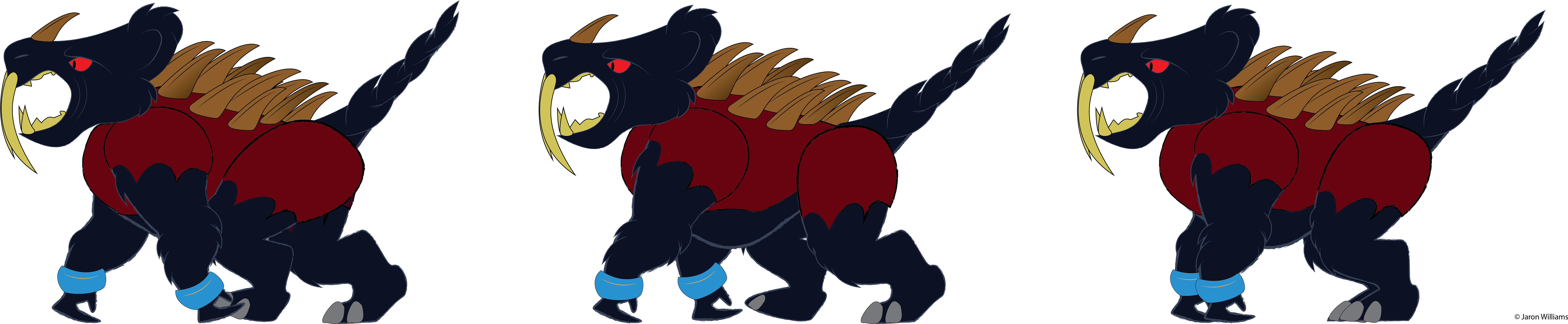 Enemy Sprite Png Transparent - Sprite Sheet Enemy Png - (7195x1947) Png ...