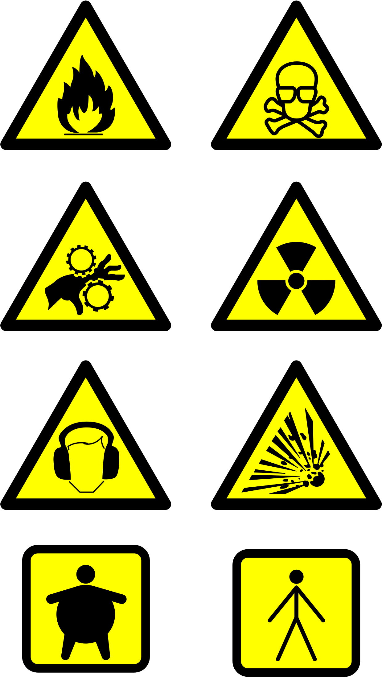 Big Image - Industrial Warning Labels - Full Size PNG Clipart Images ...