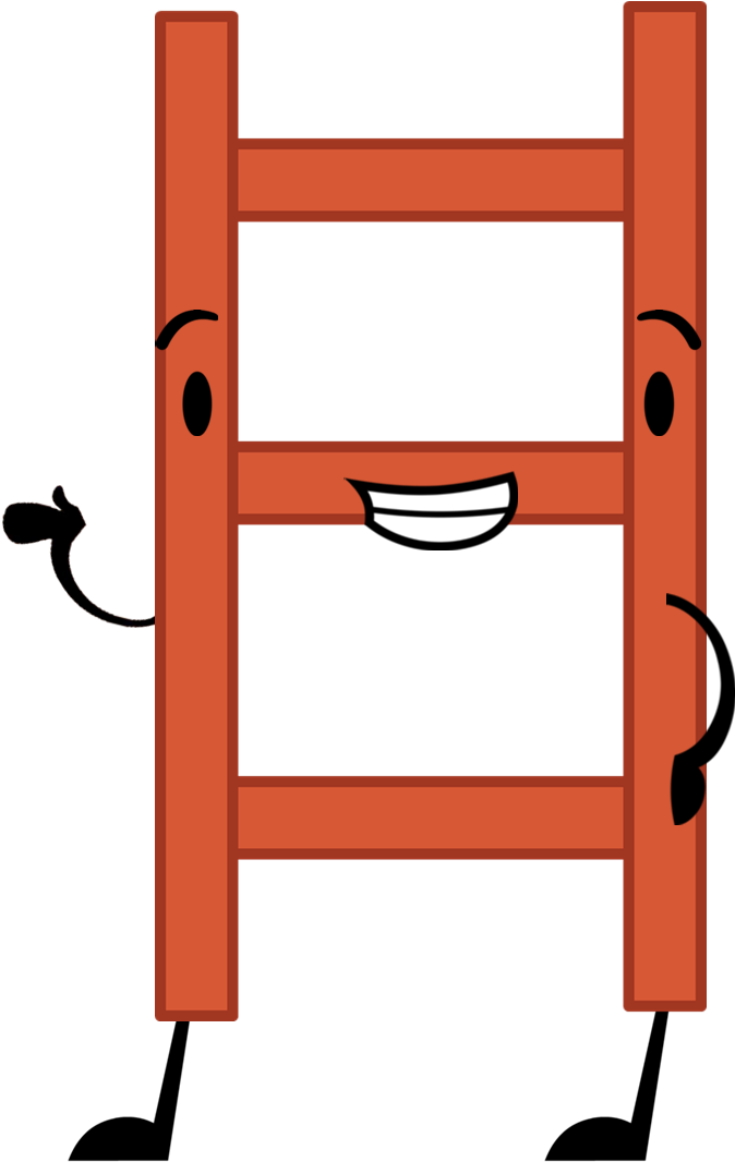 Ladder Pose - Bfdi Ladder - Full Size PNG Clipart Images Download