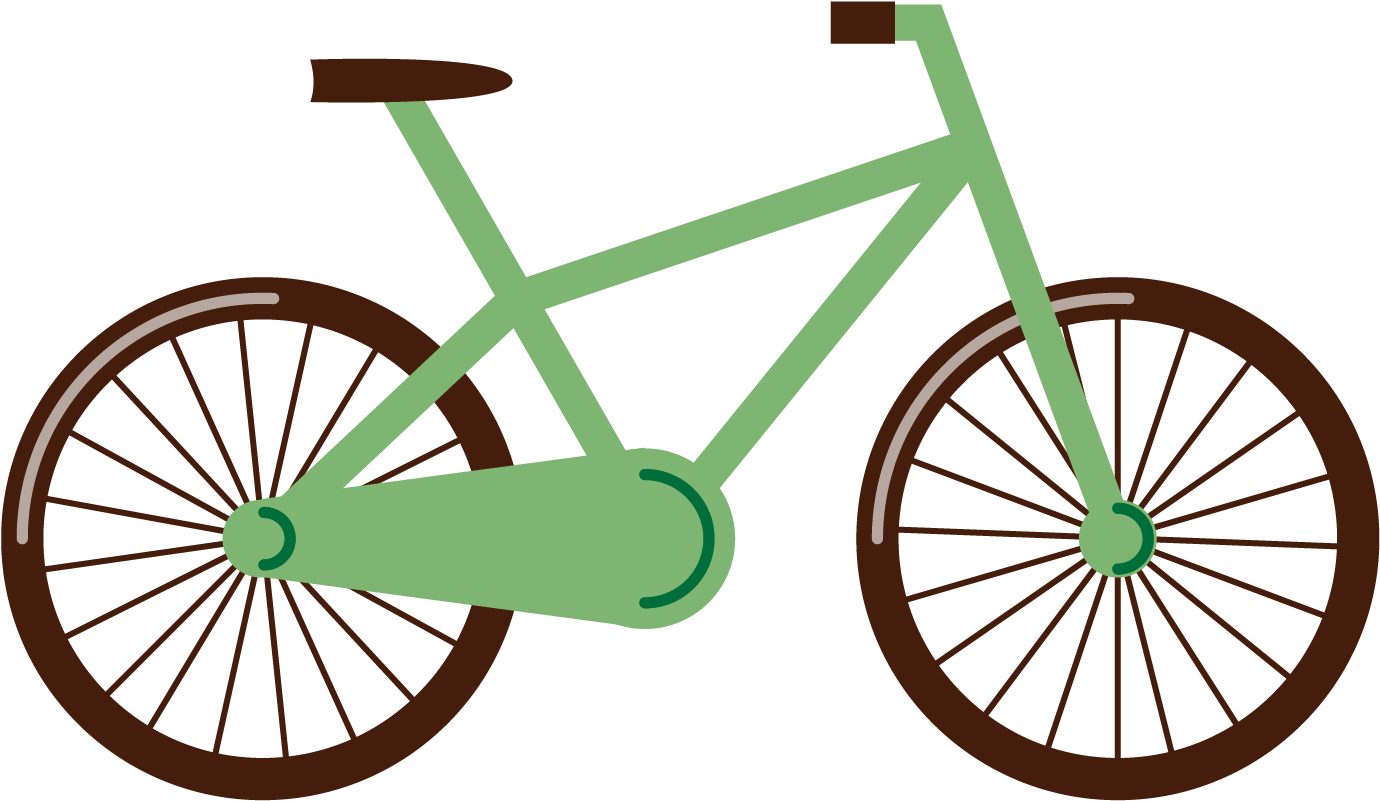 Bicycle Cycling Clip Art - Heavy And Light Picture Cards - Full Size ...