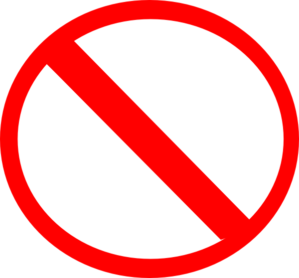 Cross Out Sign Png - (600x558) Png Clipart Download