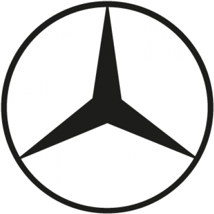 Logo Mercedes Benz Vector - (518x518) Png Clipart Download