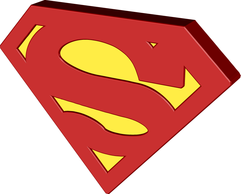 Superman Logo Large Printable - (812x653) Png Clipart Download