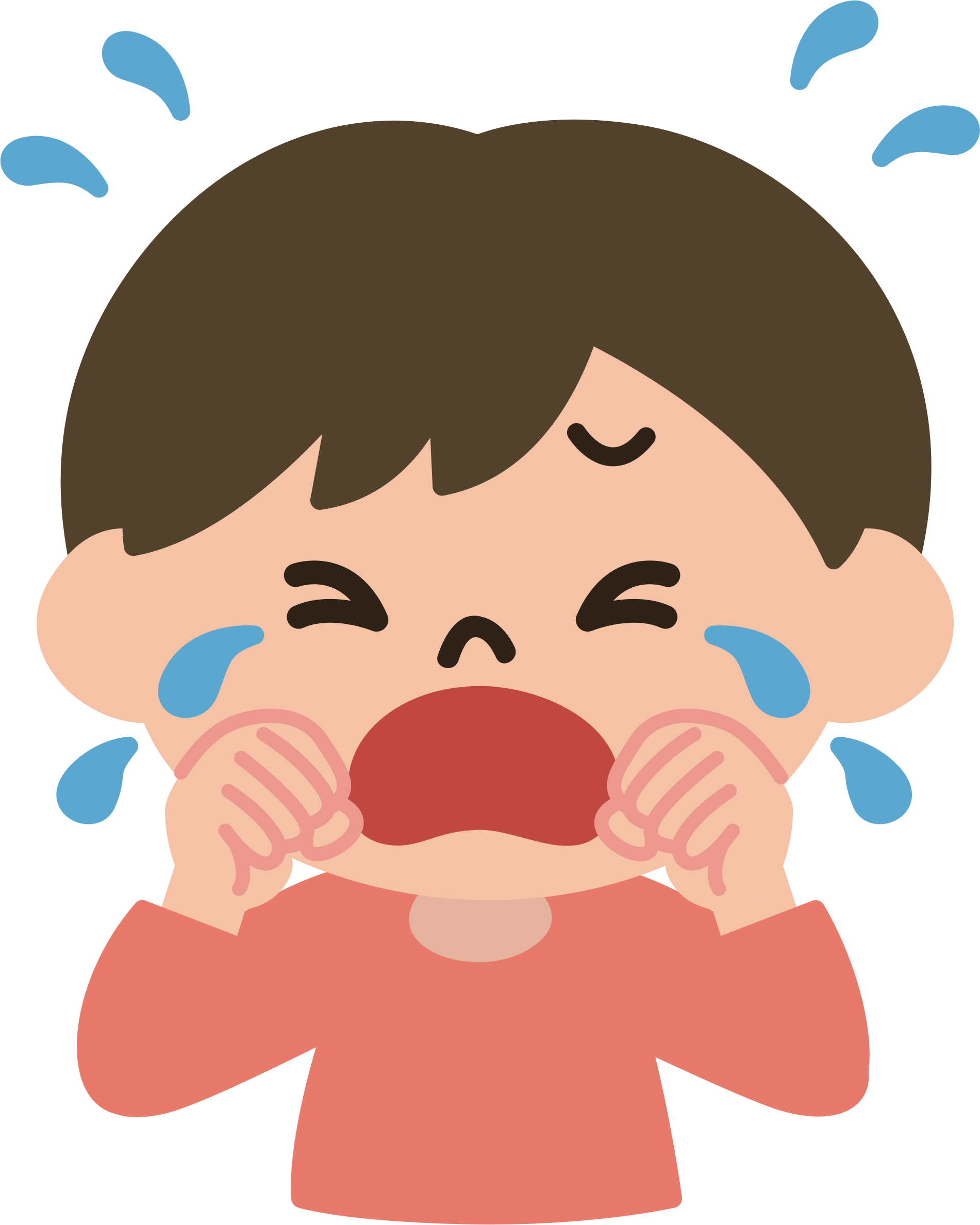 Big Image - Clipart Cry Png - (1901x2376) Png Clipart Download