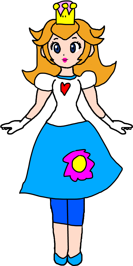 Deviantart Peach As Cinderella - (749x1154) Png Clipart Download