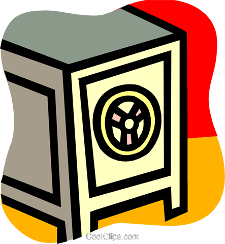 Vaults And Safes Royalty Free Vector Clip Art Illustration - Vaults And ...