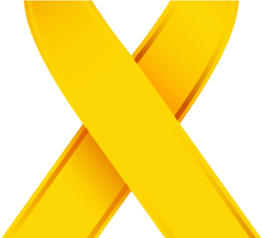 Handprint Clipart Childhood Cancer - Yellow Ribbon Pediatric Cancer ...