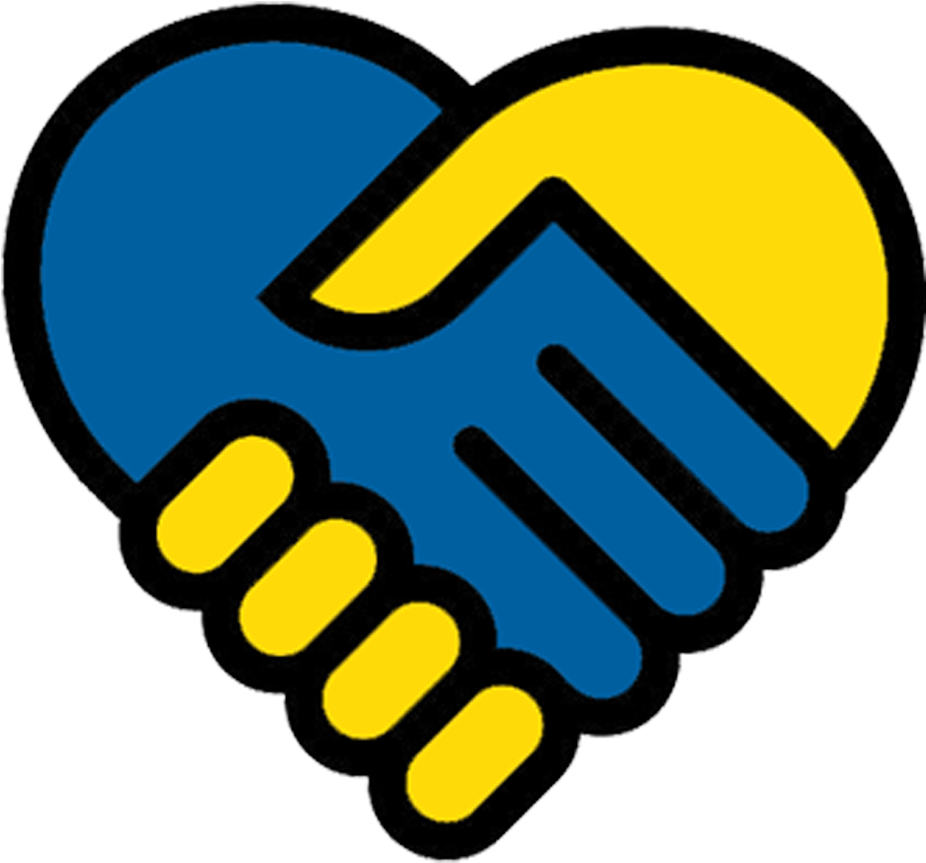 Volunteer - Two Hands Shaking Symbol - Full Size PNG Clipart Images ...