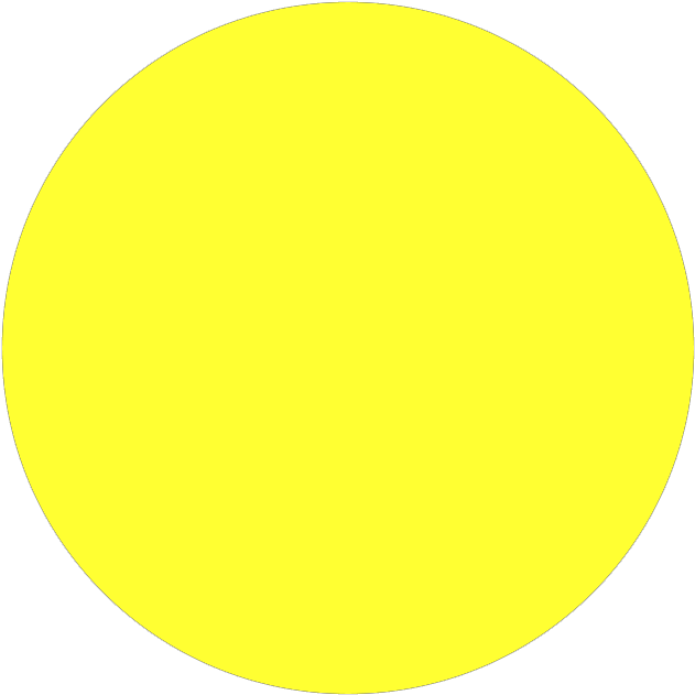 Yellow Circle In A Square - (720x720) Png Clipart Download