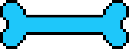 Undertale Bone Png - Rilakkuma Pixel Art - (800x330) Png Clipart Download