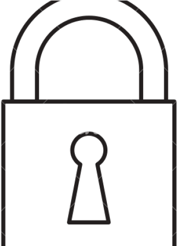 Lock Clipart Padlock - Drawing - (640x480) Png Clipart Download