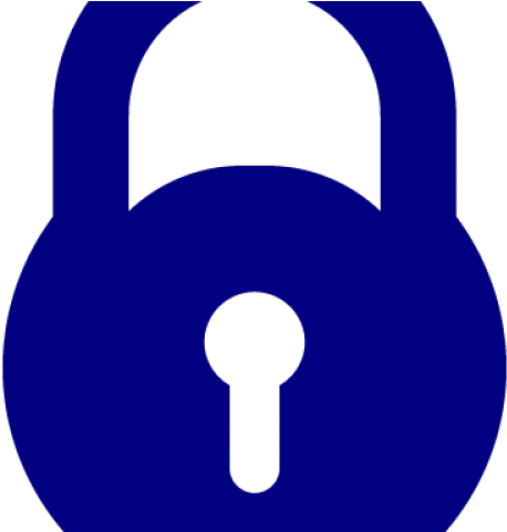 Padlock Clipart Blue Lock - Security - (640x480) Png Clipart Download