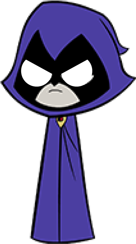 Clip Art Angry Raven - Demon Raven Teen Titans Go - (725x1050) Png ...