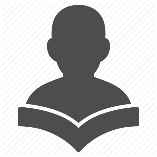 Educational Vector Student Study Clip Art Black And - Black And White ...