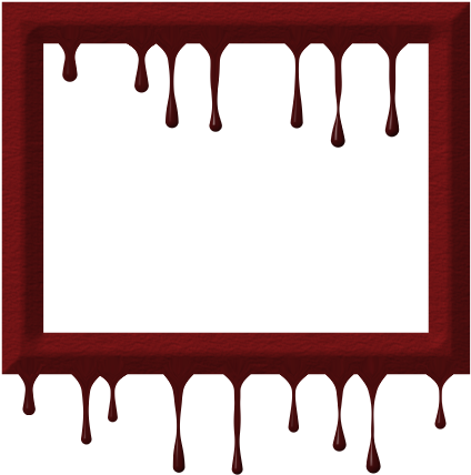 Halloween Clipart, Halloween Scrapbook, Creepy Halloween, - Evil Frame ...