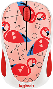 Logitech Party Collection Wireless Mouse - (393x393) Png Clipart Download