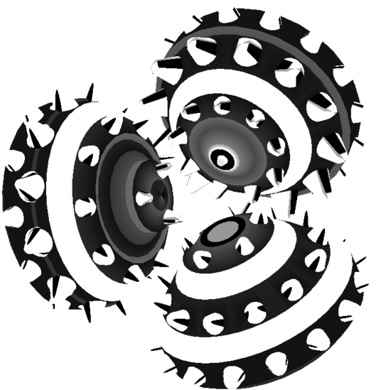 Drill Clipart Bit - Tricone Drill Bit Draw - (724x640) Png Clipart Download