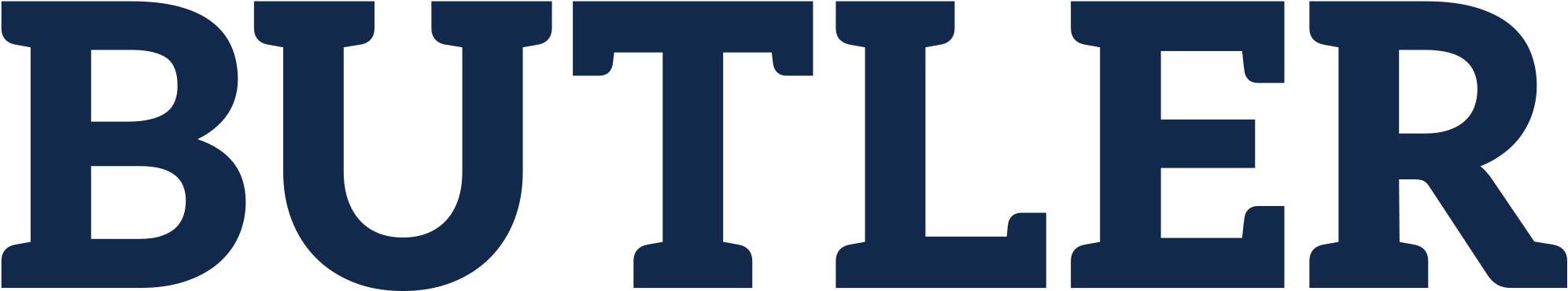 Open - Butler University Logo - (2000x393) Png Clipart Download