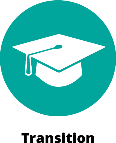 Circular Green Icon Symbol Showing A Graduation Cap - Graduation ...