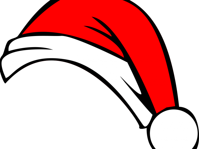 Santa Hat Clipart Grinch - Transparent Christmas Hat Clipart - Full ...