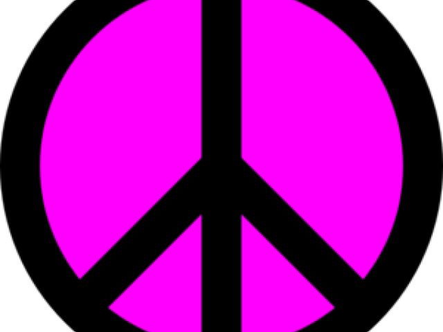Peace Sign Clipart Avatar - Peace Symbols - (640x480) Png Clipart Download