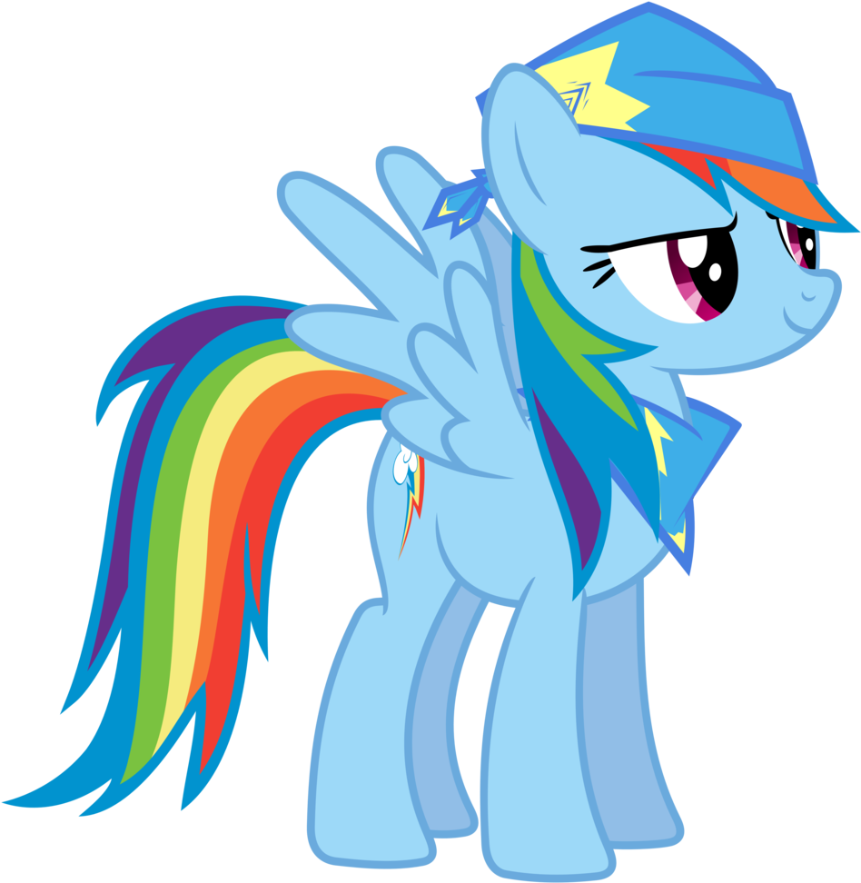 Rainbow Dash Vector - Rainbow Dash - (1024x1024) Png Clipart Download