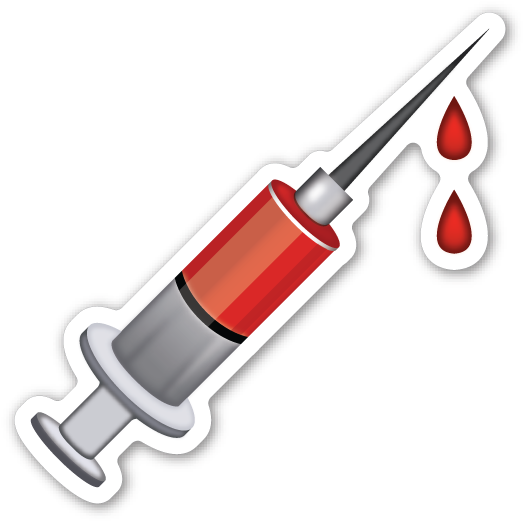 20% - Syringe Emoji - (528x528) Png Clipart Download