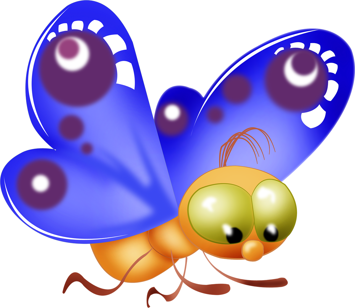 Butterfly Cartoon Png - Full Size PNG Clipart Images Download
