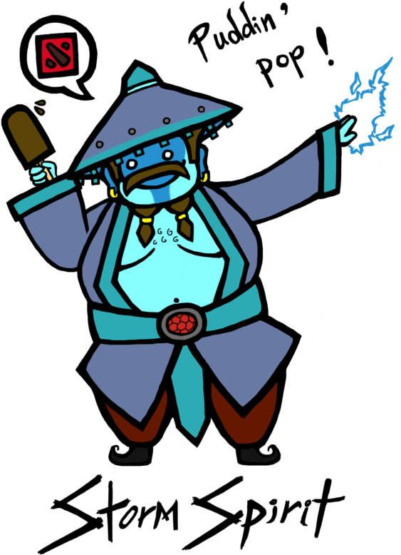 Storm Spirit Dota By Phelan Velvel On - Dota 2 Storm Spirit Funny ...
