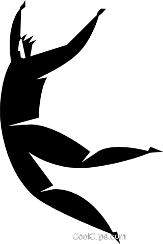 Person Jumping Royalty Free Vector Clip Art Illustration - Illustration ...