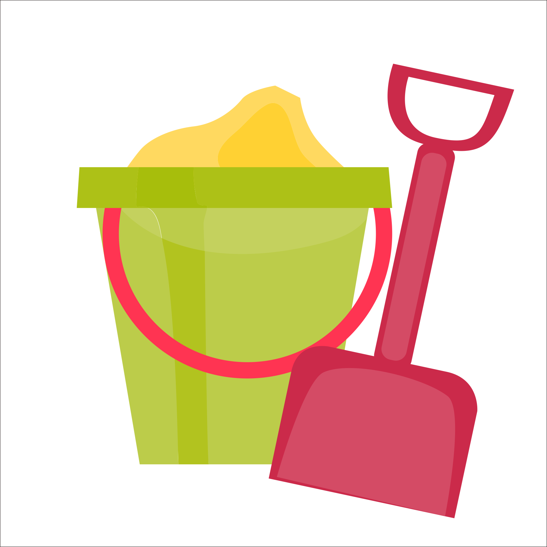 Clip Art Free Sand Clip Art Kids - Bucket And Shovel Clip Art - Full ...