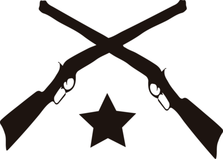 Crossed Shotgun Clipart - (450x321) Png Clipart Download